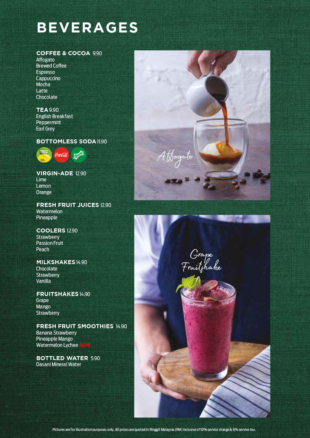 Menu | Italiannies Central i-City